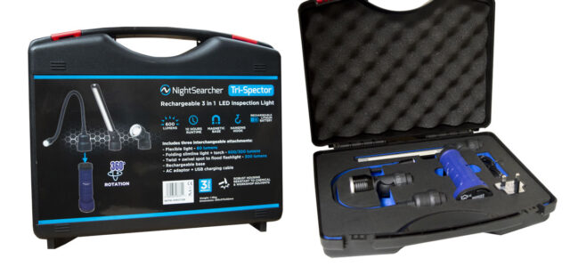 NightSearcher Tri-Spector 3 in 1 Rechargeable LED Inspection Light Kit ...